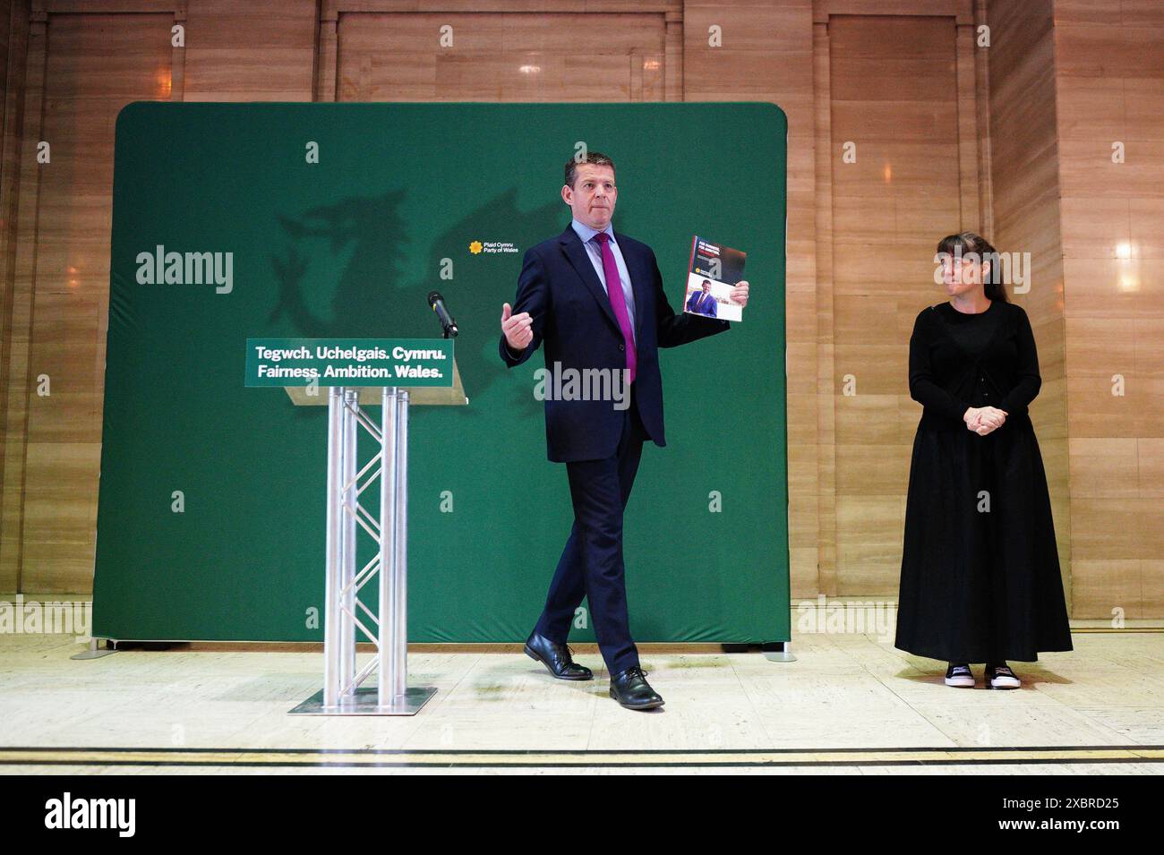 Plaid Cymru leader Rhun ap Iorwerth launches his party's General ...