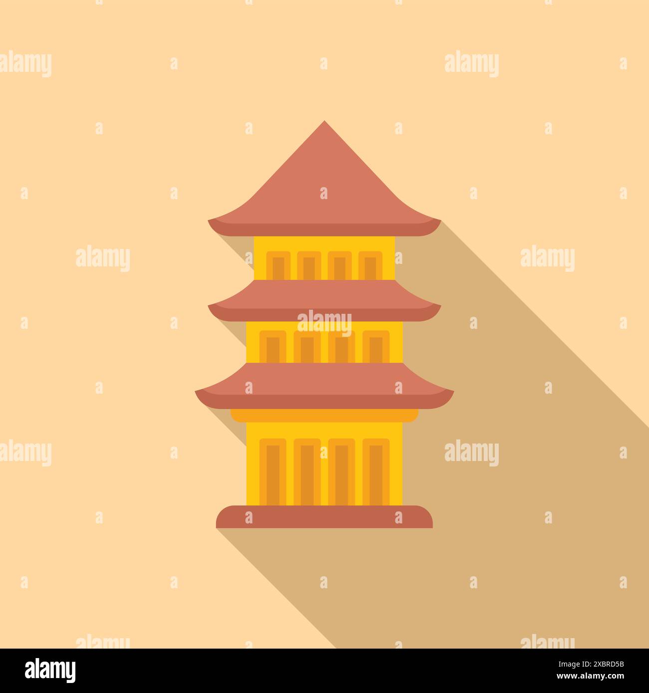 Multistory temple Stock Vector Images - Alamy