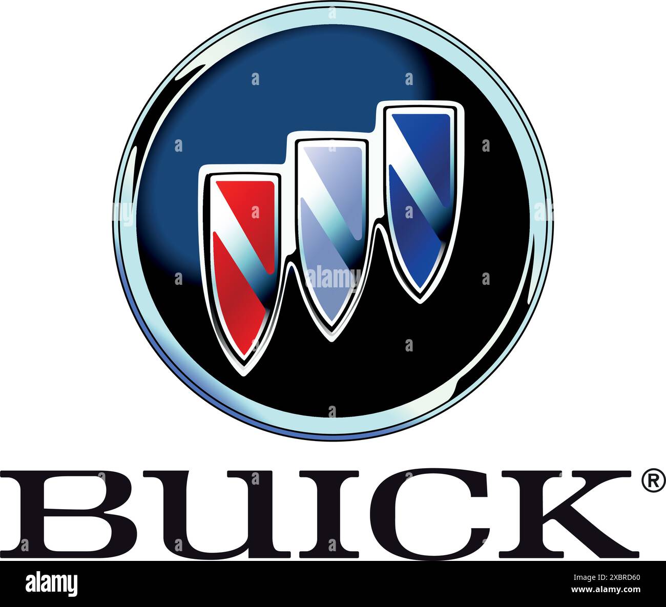 Buick logo on a transparent background, vector illustration. Buick is a division of the American ...
