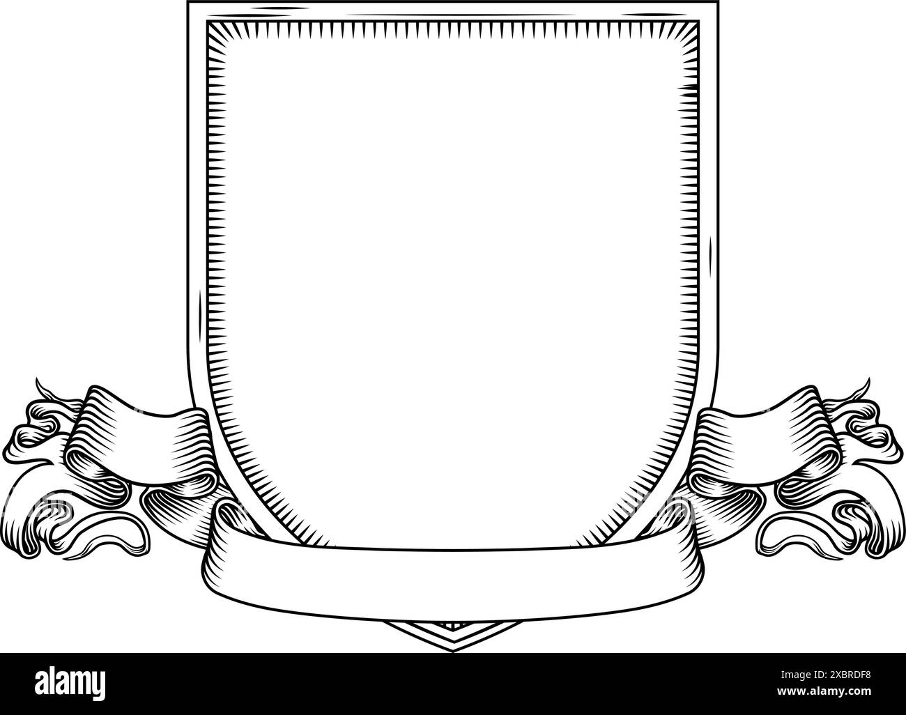 Coat of Arms Crest Knight Medieval Heraldic Shield Stock Vector Image ...