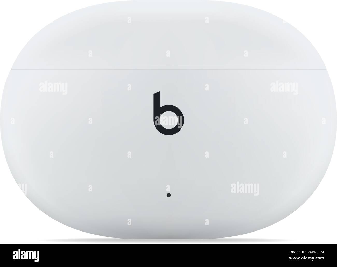 Apple Beats Studio Buds Charger Box in White color, isolated on a ...