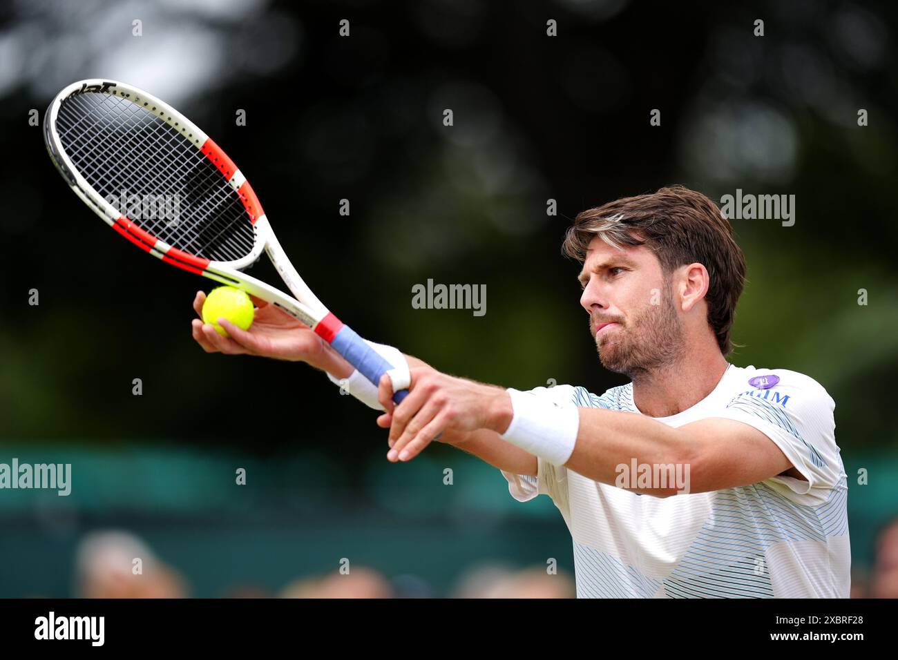 Cameron Norrie in action against Jack Pinnington Jones (not pictured ...