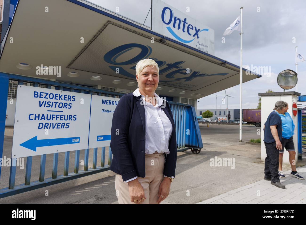 Christel Van Hamme of ACV pictured at the Ontex hygienic disposables ...