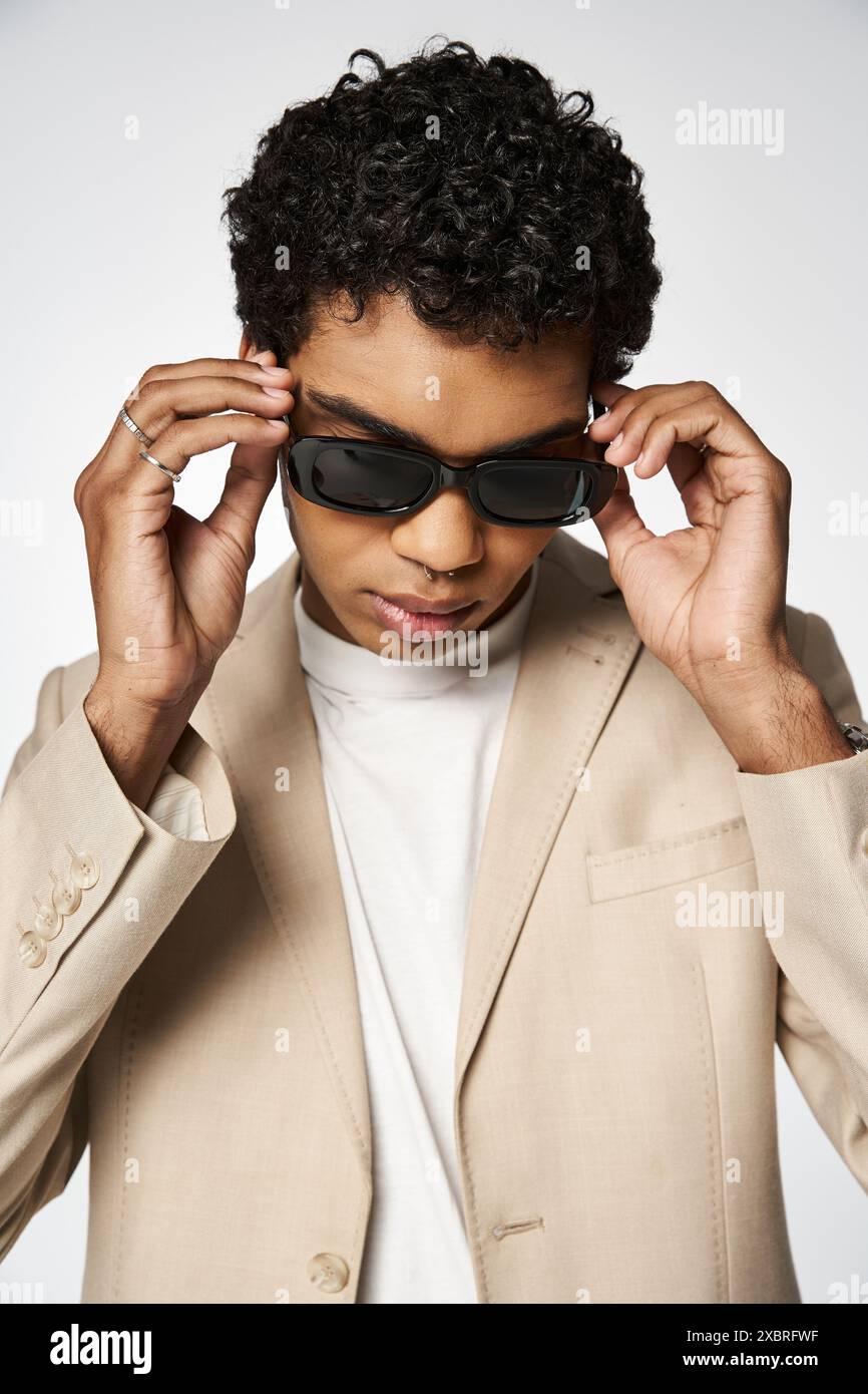 Man exudes hi-res stock photography and images - Alamy