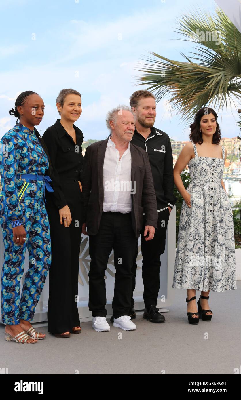 Cannes, France. 23rd May, 2024. Mina Kavani, Francis Legault, Nicolas ...