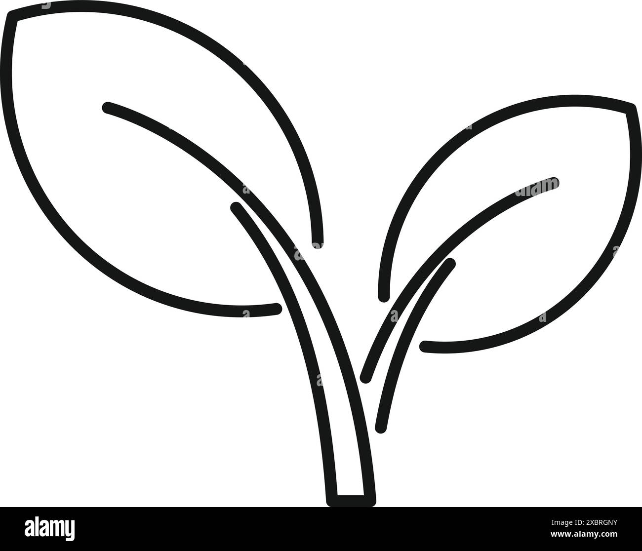 Sprout Clipart Black And White