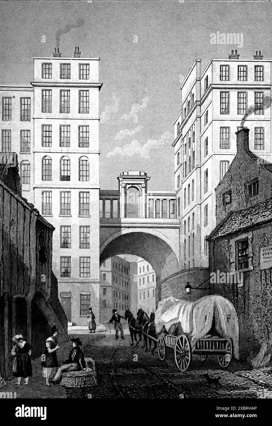 The Regent Bridge, Edinburgh, unknown engraver. This is from an ...