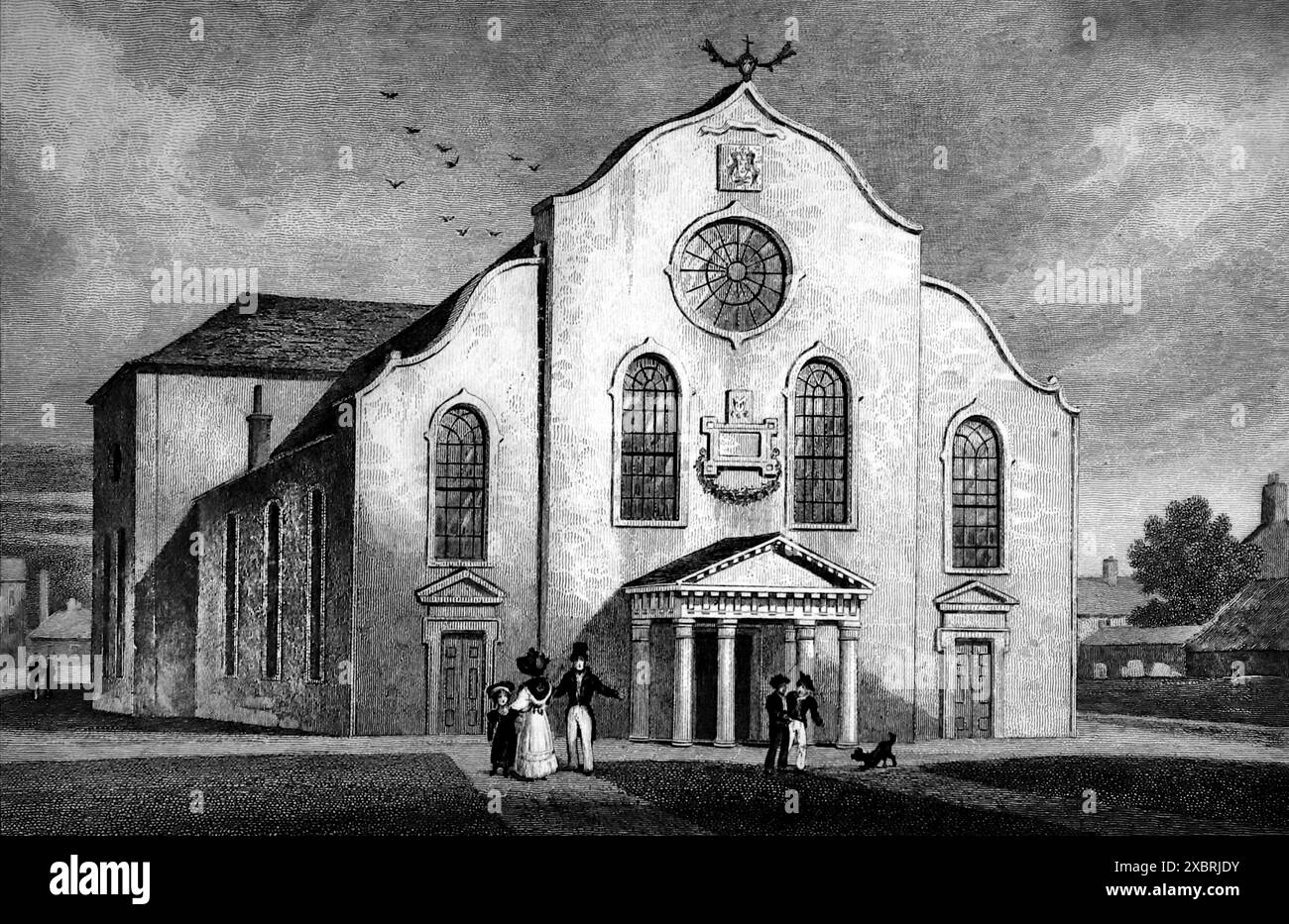Canongate Church, Edinburgh, engraved by W. Radclyffe. This is from an ...