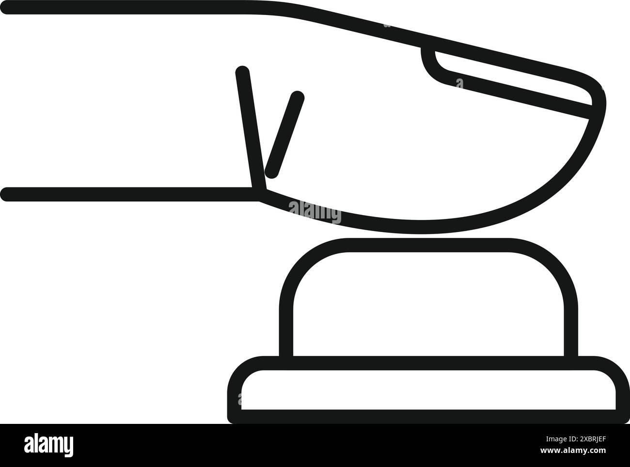 Finger pressing button Black and White Stock Photos & Images - Alamy