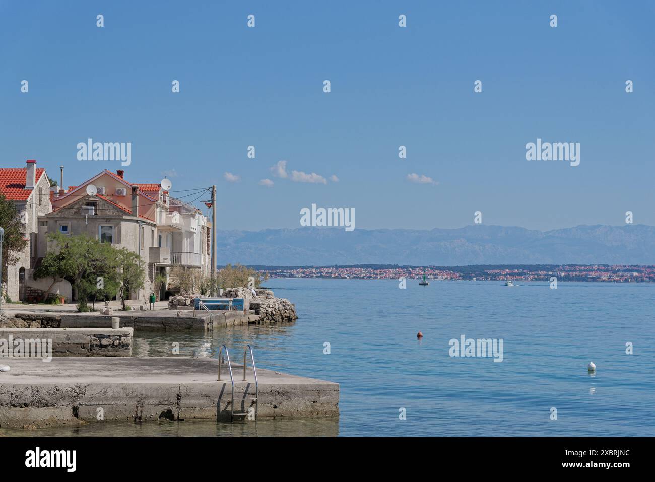 croatia , the island of ugljan in the adriatic sea opposite the town of ...