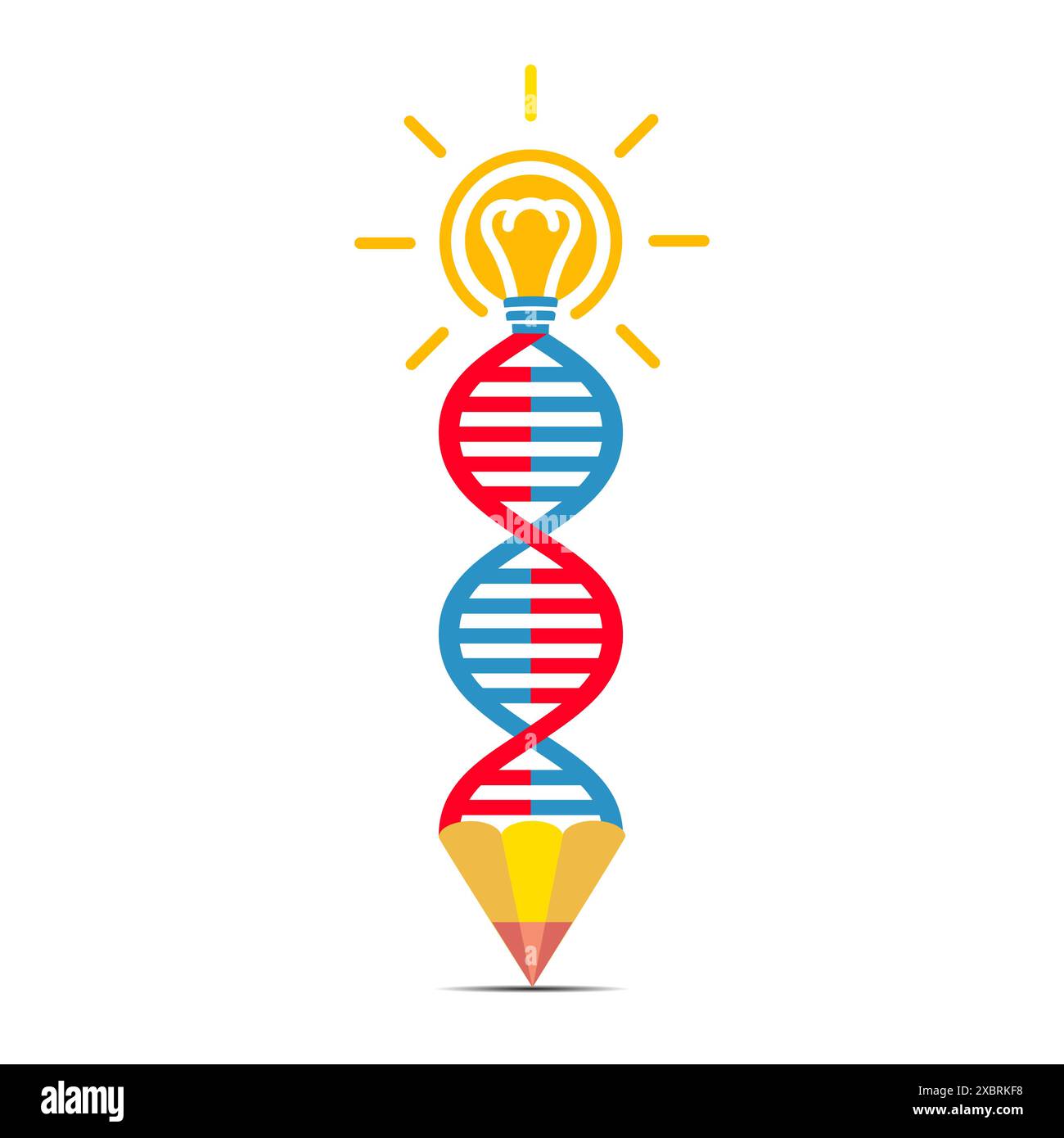 creativity concept vector illustration isolated background Stock Vector ...