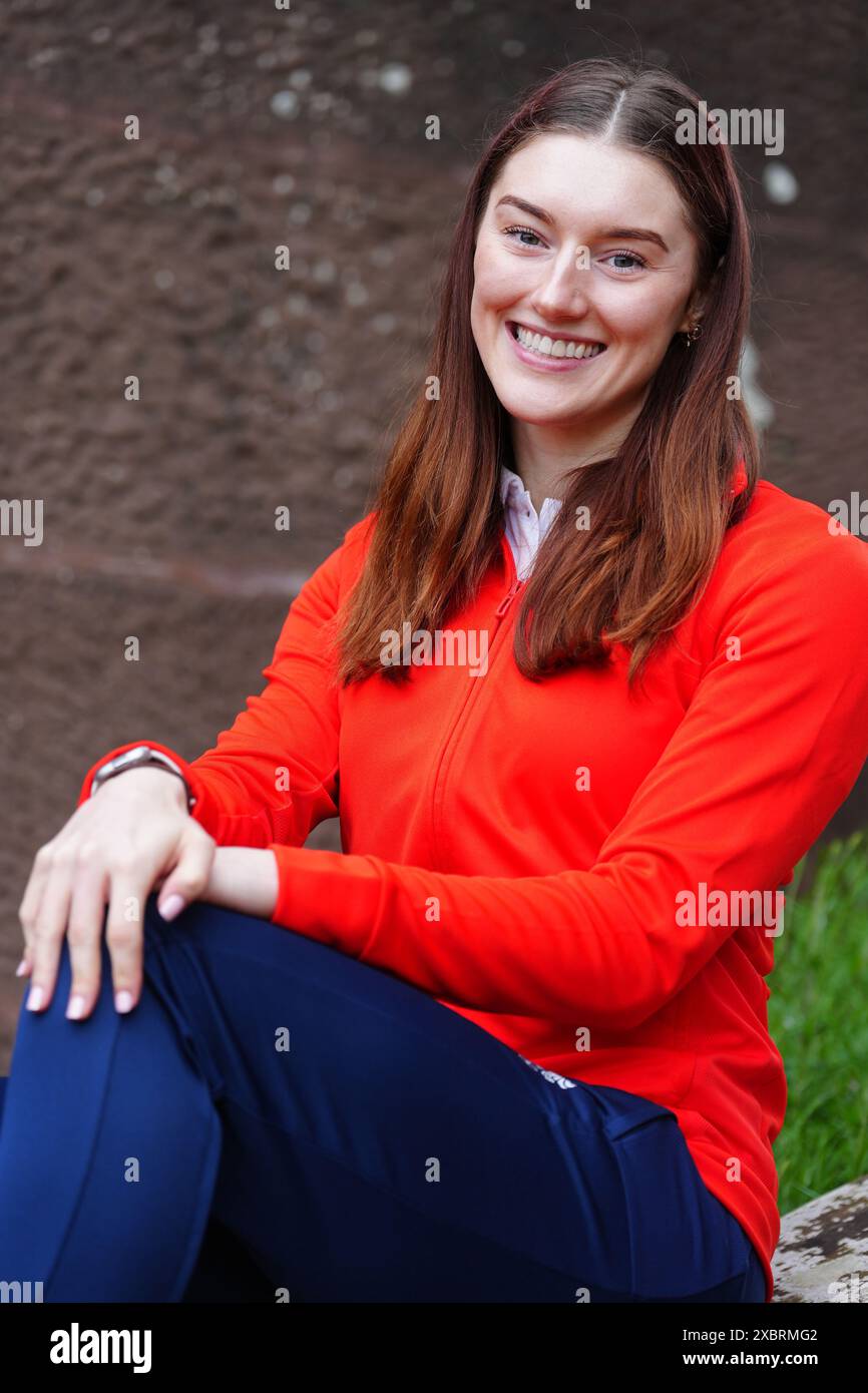 Izzy Songhurst during the Team GB Paris 2024 team announcement at the ...