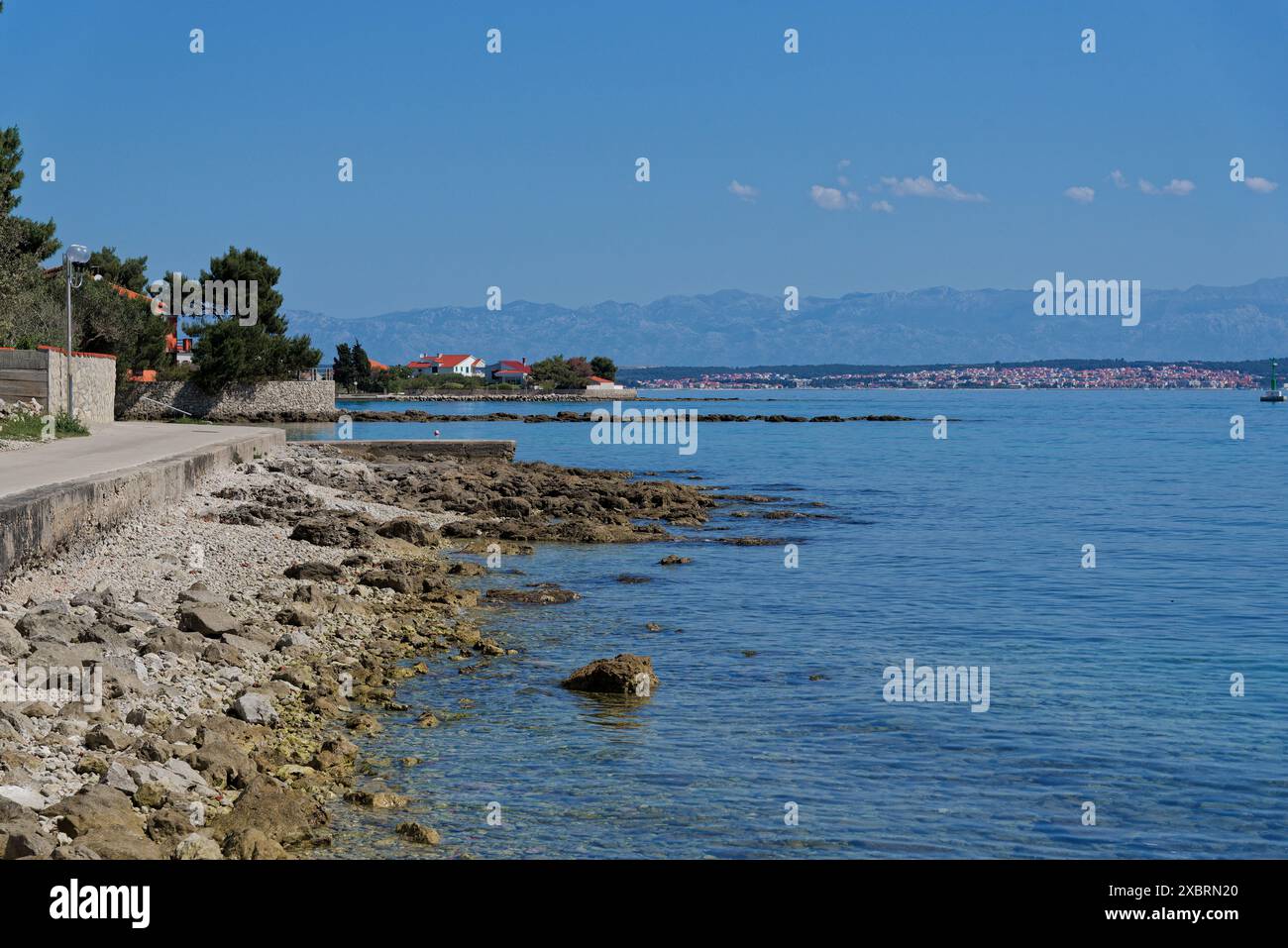 croatia , the island of ugljan in the adriatic sea opposite the town of ...