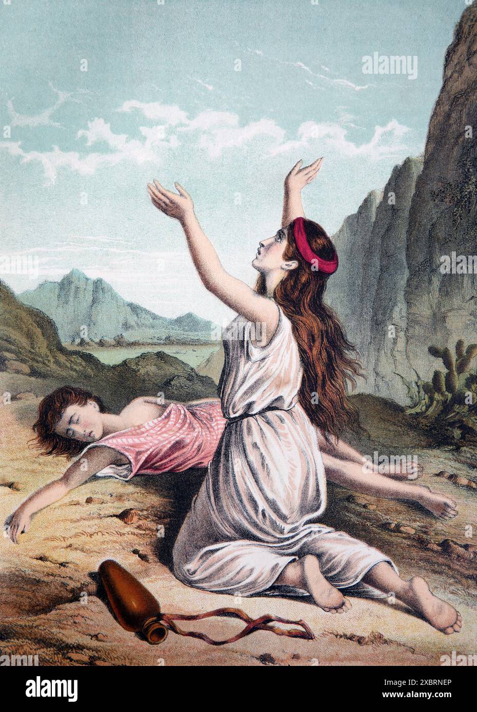 Hagar and ishmael in the desert hi-res stock photography and images - Alamy