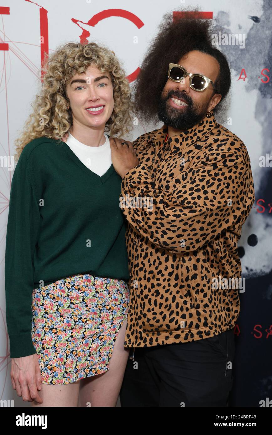 West Hollywood, Ca. 12th June, 2024. Kat McCollough, Reggie Watts at ...