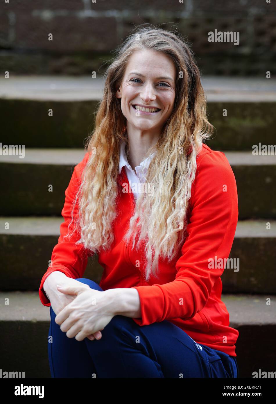 Bryony Page during the Team GB Paris 2024 team announcement at the ...