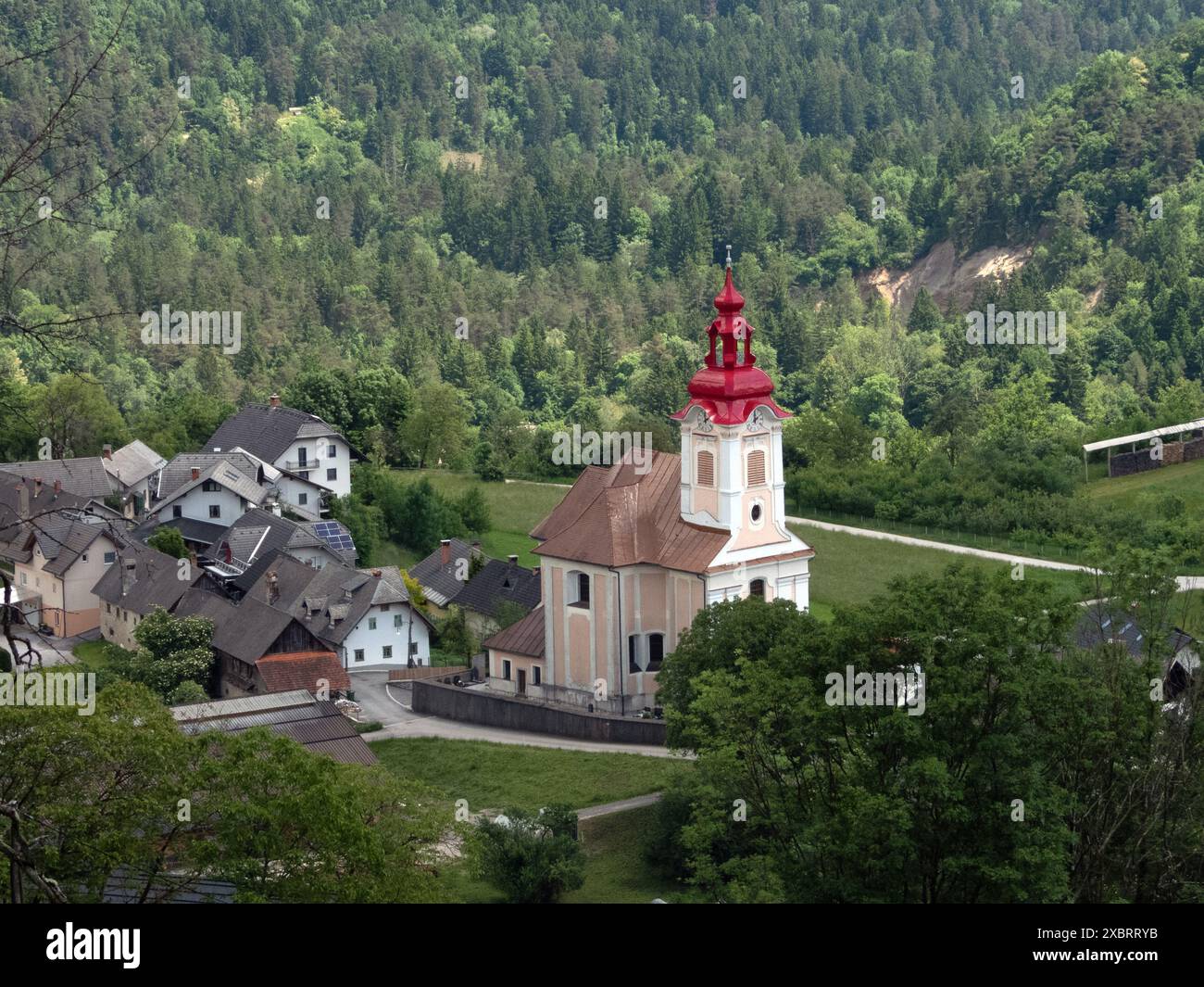 The village Church of St Stephen is located in the centre of Kupljenik ...