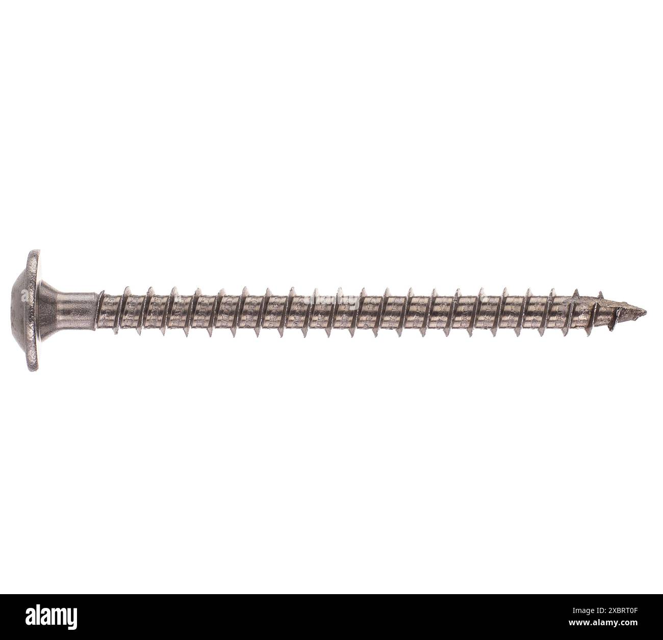 Silver screw isolated on hi-res stock photography and images - Alamy