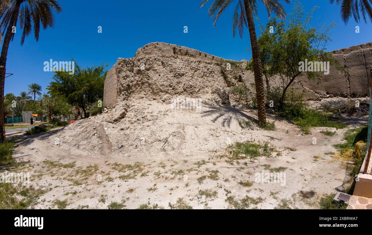 Photography of old eroded castle wall in Nizwah, Oman during spring ...