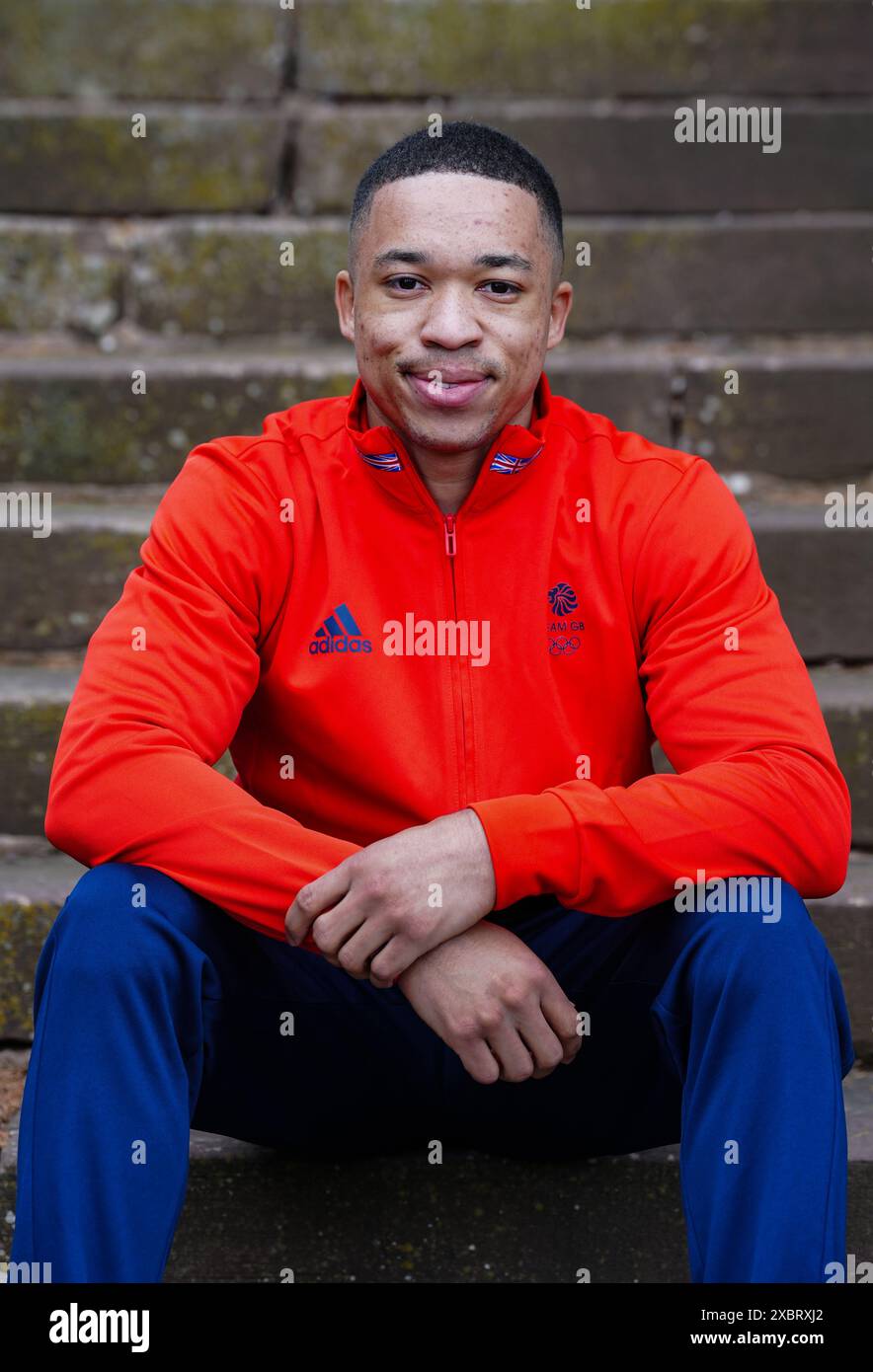 Joe Fraser during the Team GB Paris 2024 team announcement at the ...