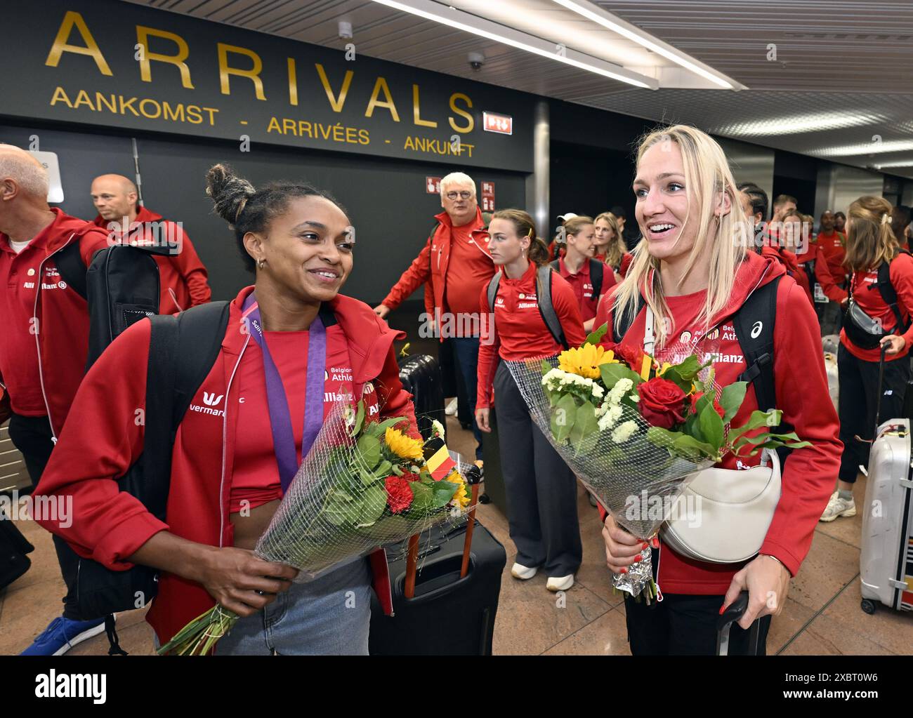 Zaventem, Belgium. 13th June, 2024. Belgian Naomi Van den Broeck and ...
