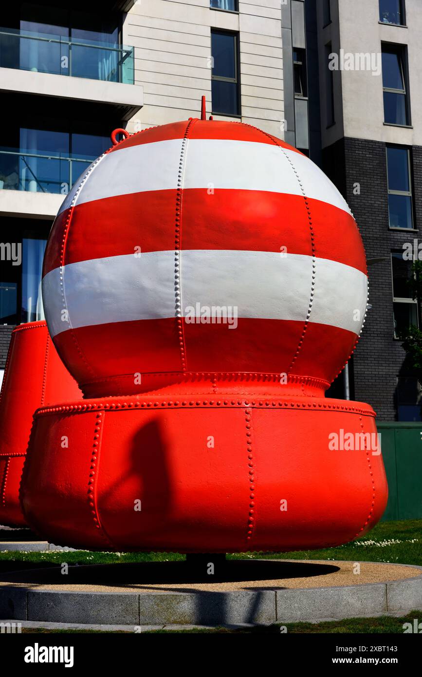 sea buoy Belfast Northern Ireland Stock Photo - Alamy