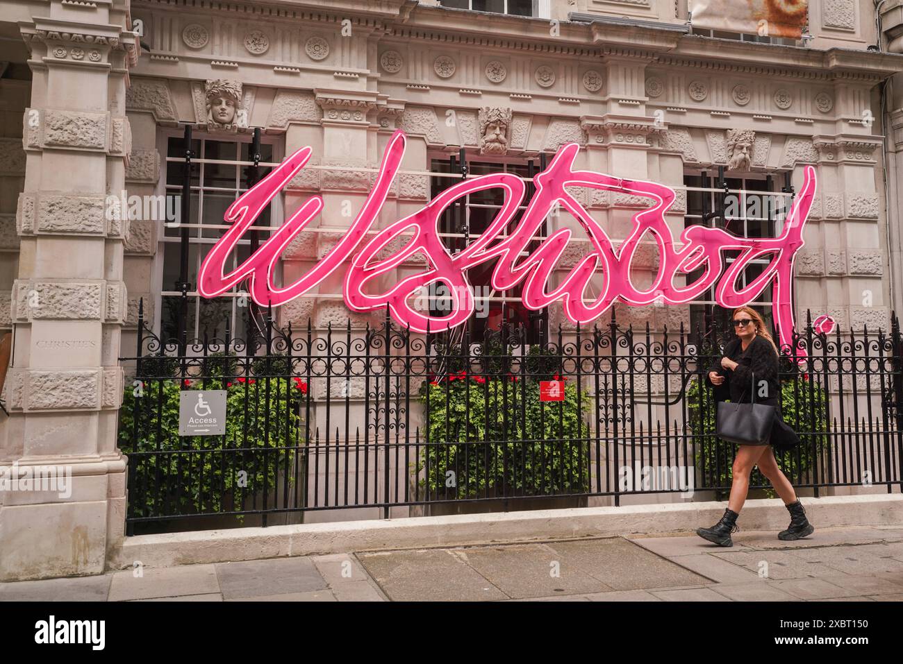 London, UK. 13 June.2024.The exterior of Christie's auction house with ...