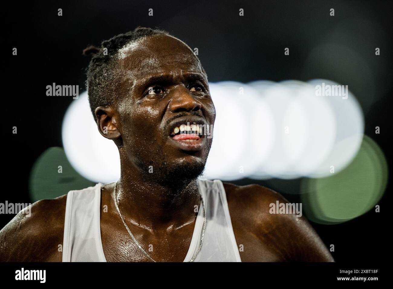 Belgian Isaac Kimeli pictured in action during the men's 10000m, at the ...