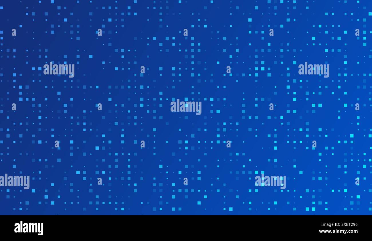 Blue tech finance background abstract pixel element network. Abstract ...