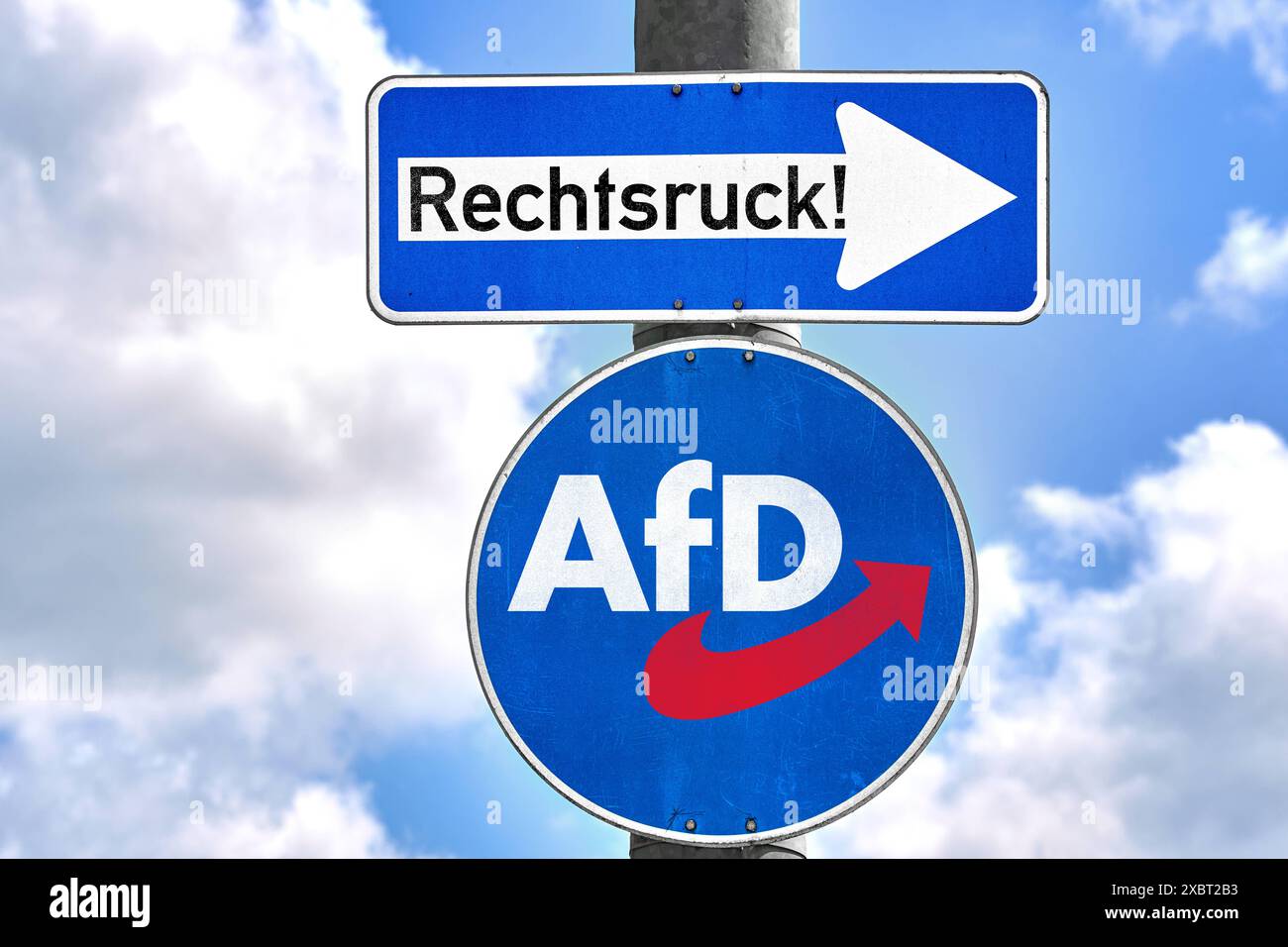 13 June 2024: Shift to the right Sign with AfD Alternative for Germany ...