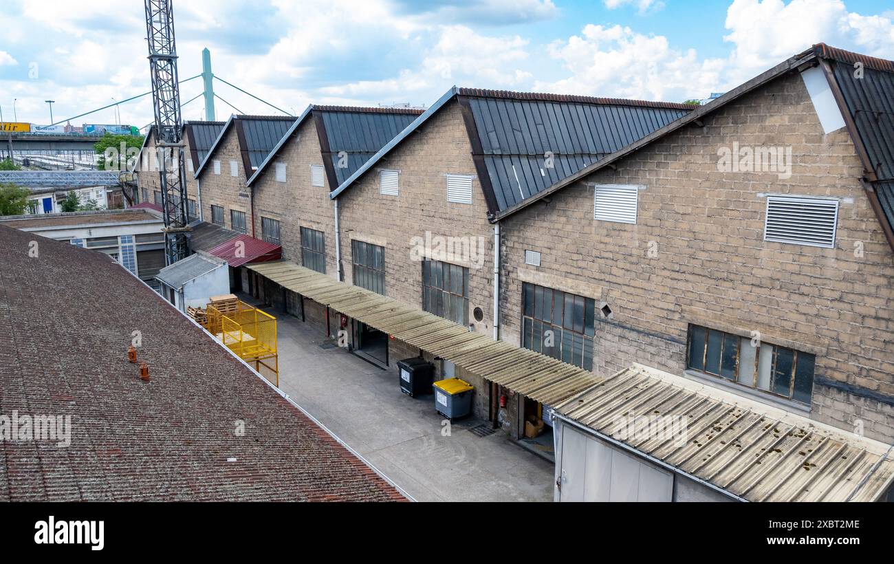 Paris, France, Rolling stock yard in the 13th district of Paris ...
