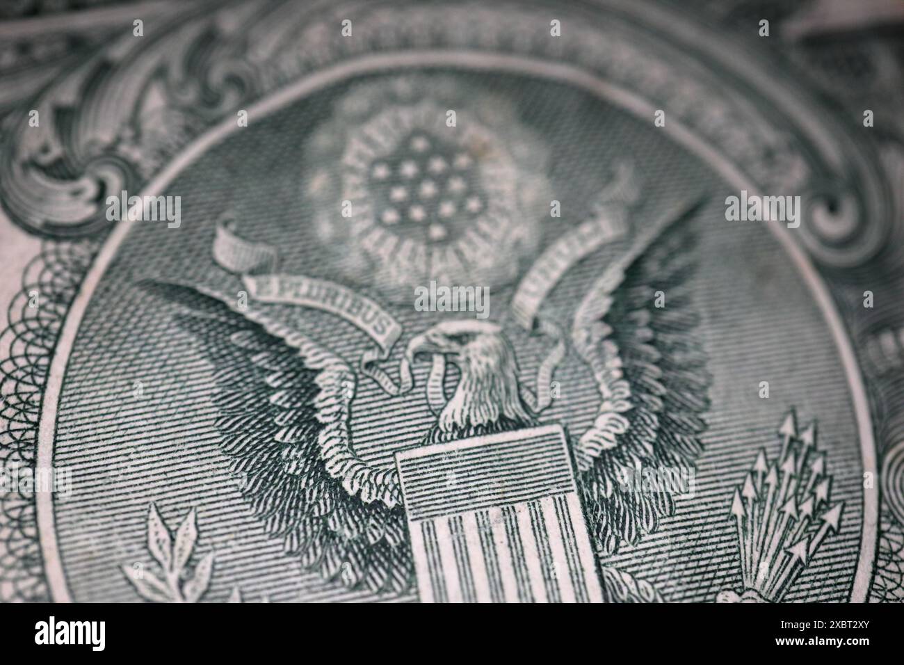 US dollar bill closeup macro Stock Photo - Alamy