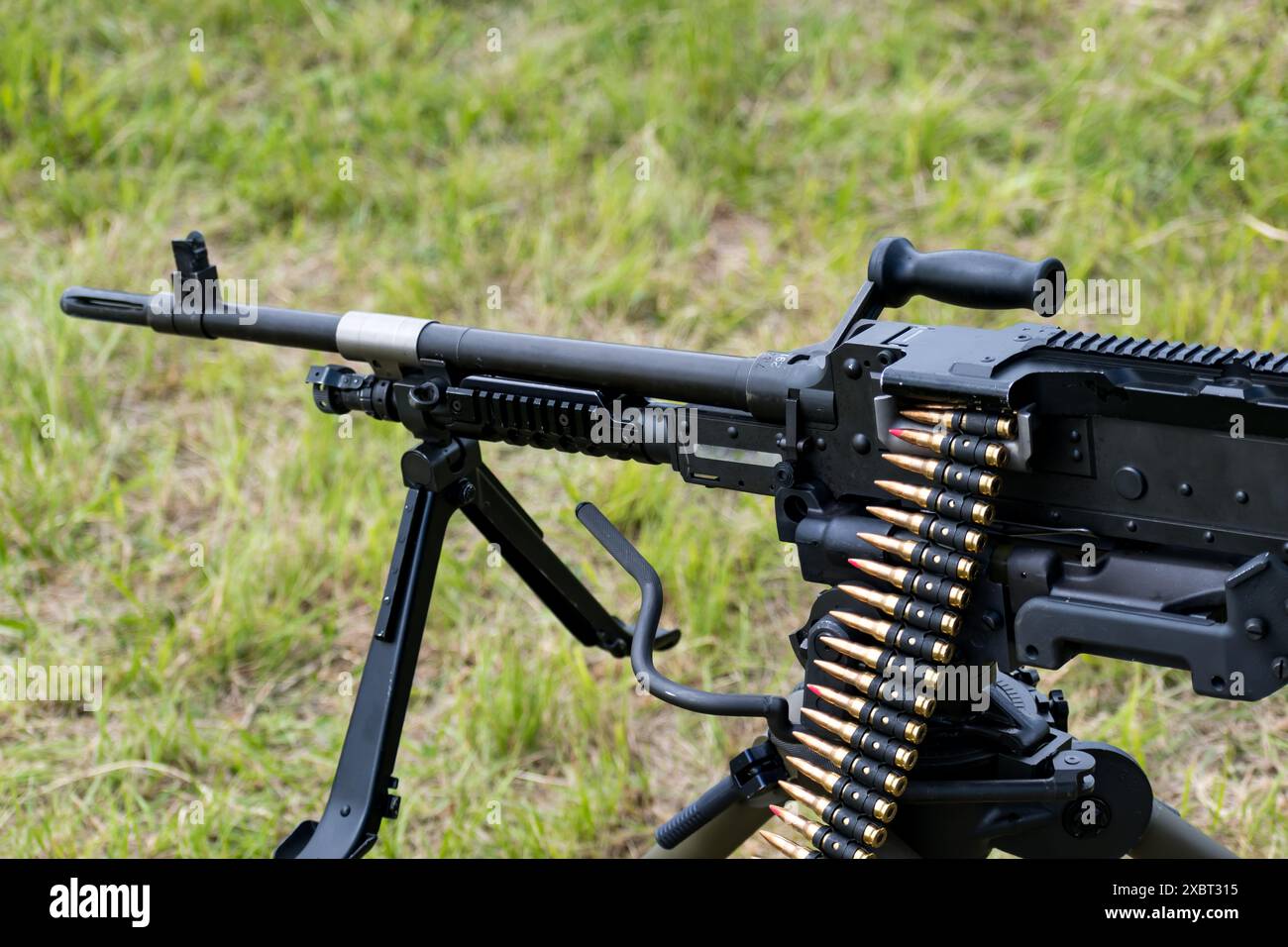 Mag 58 machine gun, french army Stock Photo - Alamy