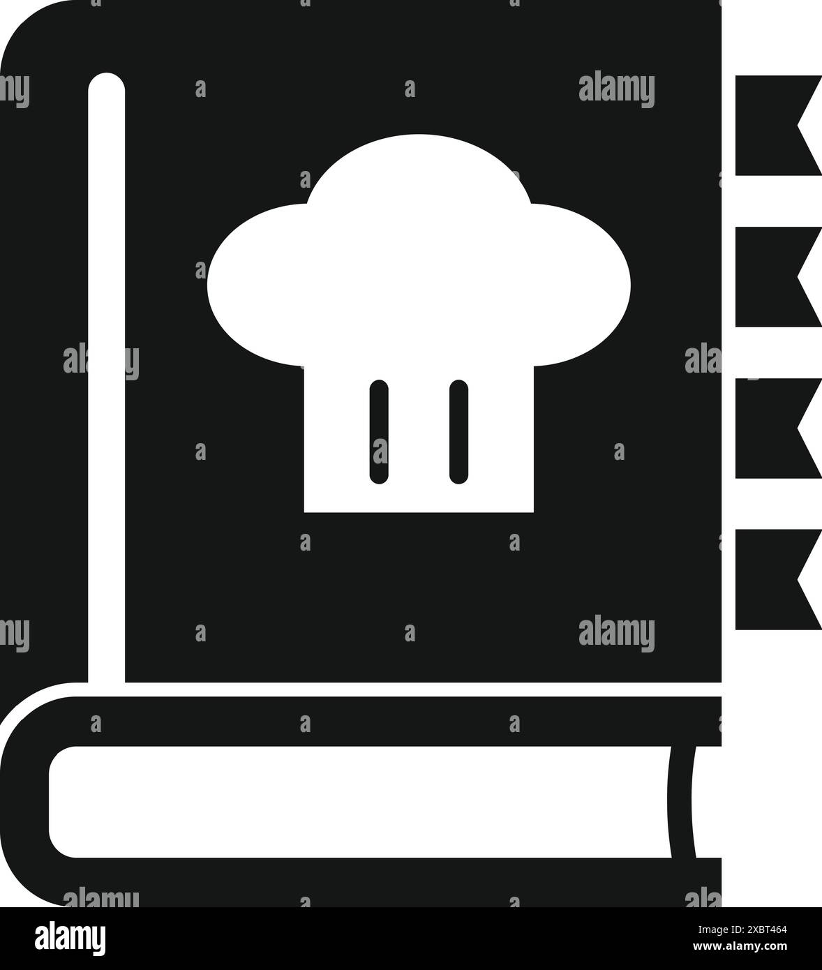Cookbook icon representing a collection of culinary instructions and ...