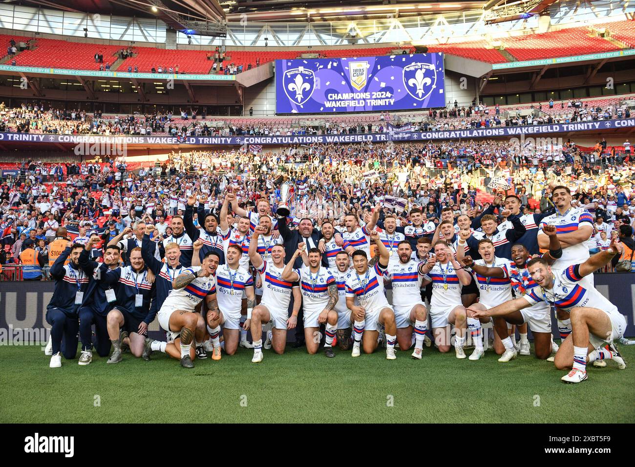London, England - 8th June 2024 - Rugby League Sundecks 1895 Cup Final ...