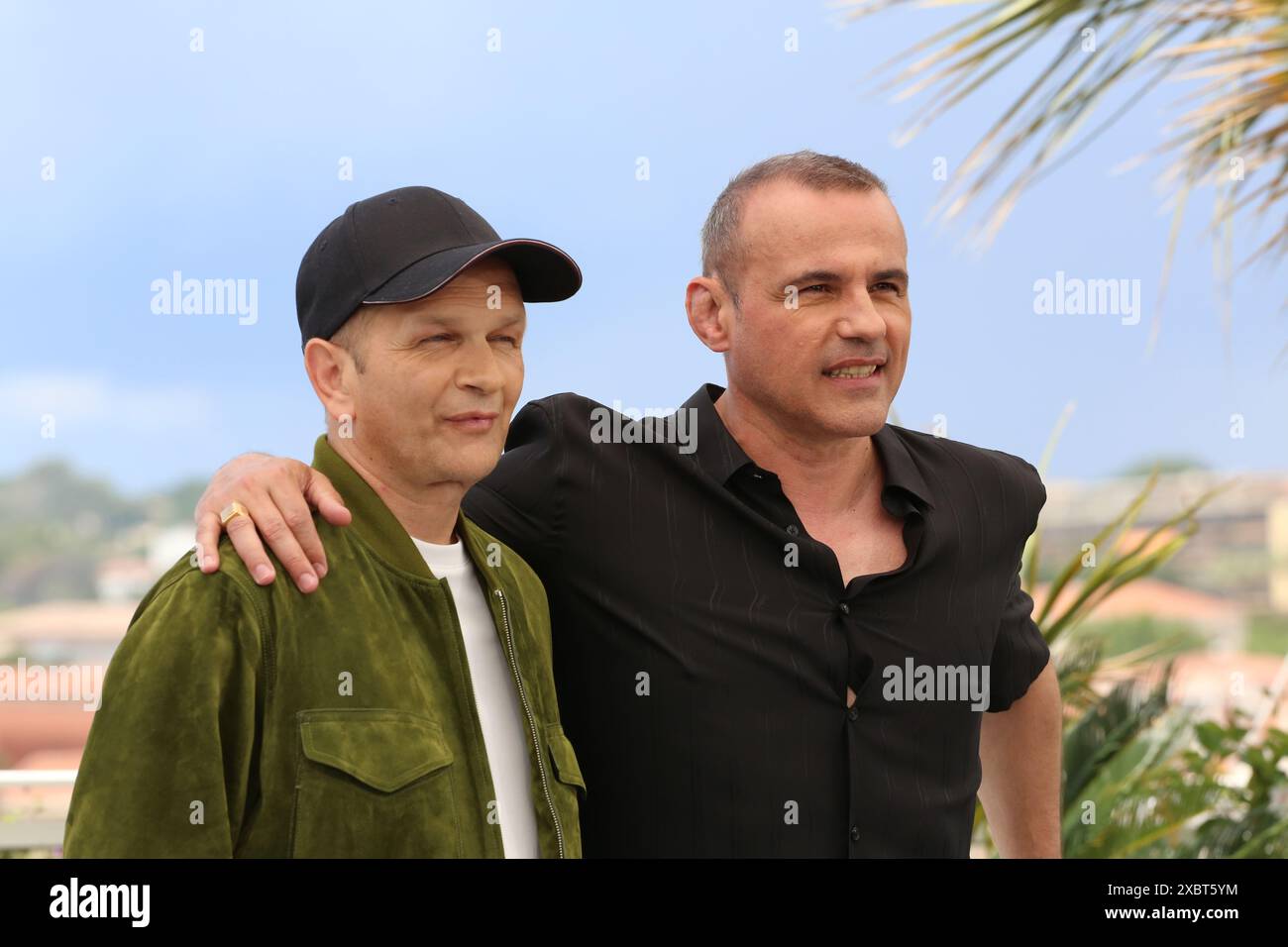 Cannes, France. 23rd May, 2024. Gaël Morel and Stéphane Rideau at the ...
