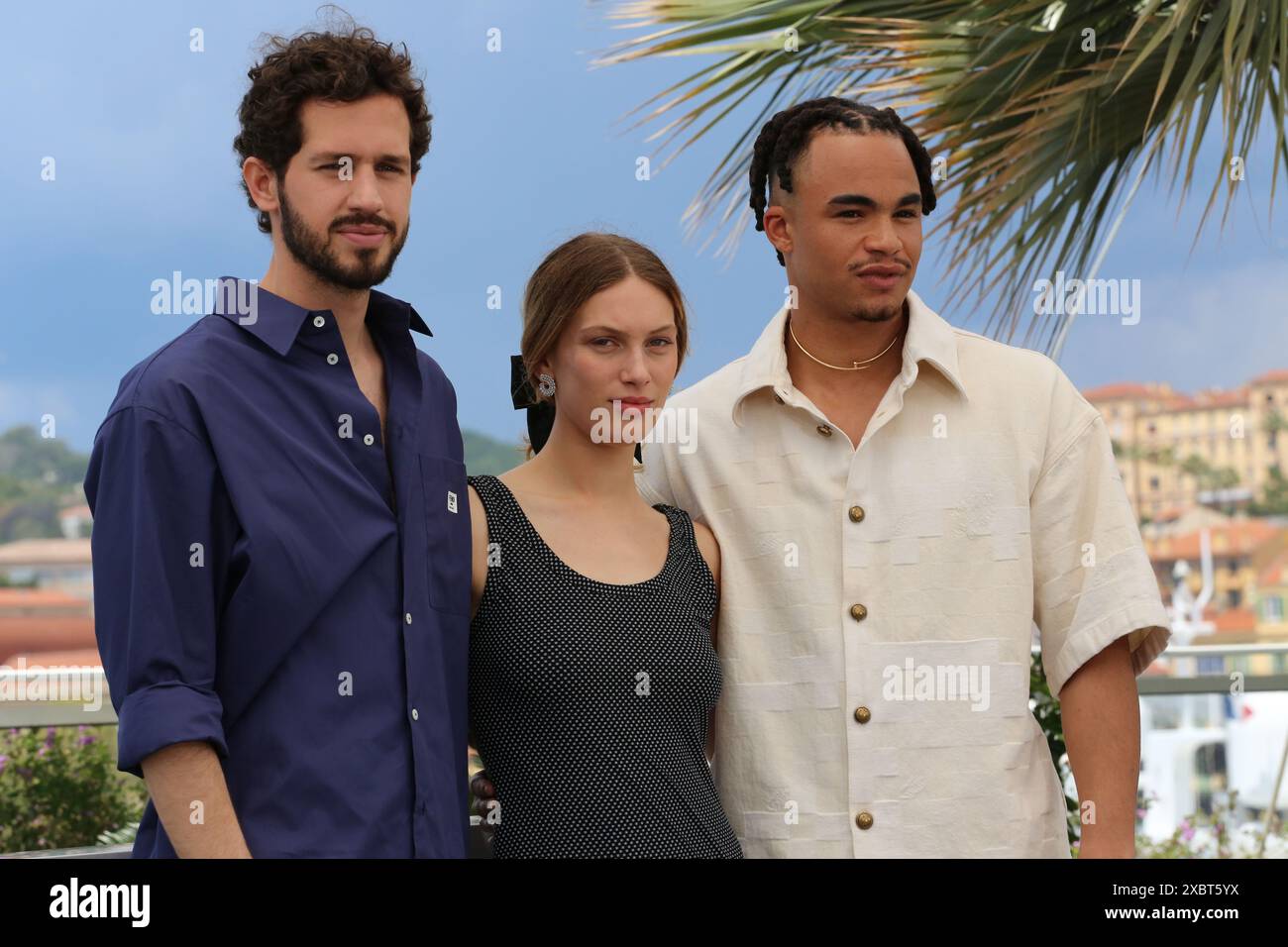 Cannes, France. 23rd May, 2024. Victor Belmondo, Lou Lampros and Theo ...