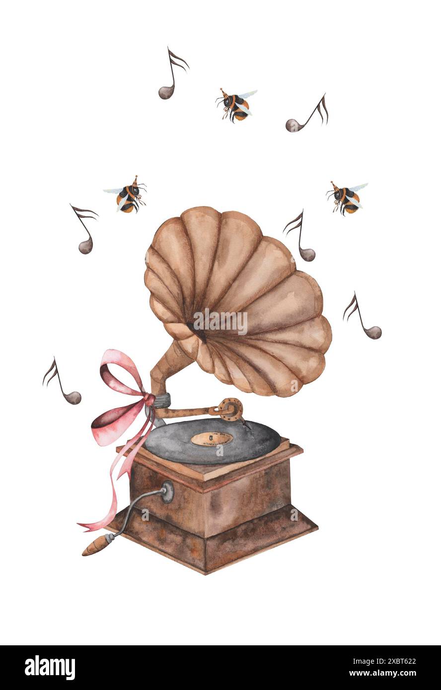 Gramophone Drawing Easy Step By Step