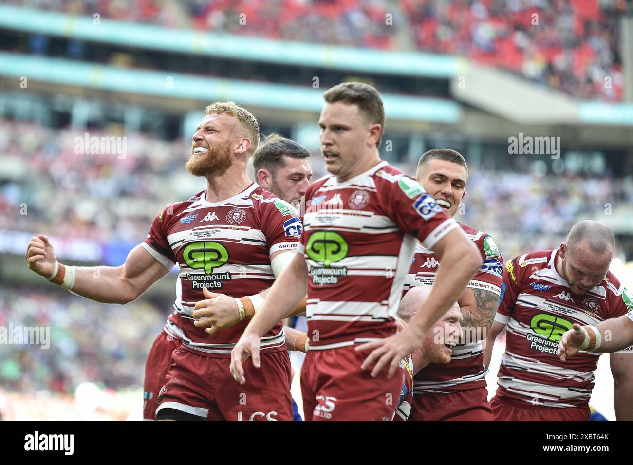 London, England - 8th June 2024 - Luke Thompson of Wigan Warriors ...