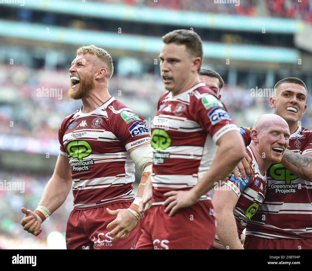 London, England - 8th June 2024 - Luke Thompson of Wigan Warriors ...