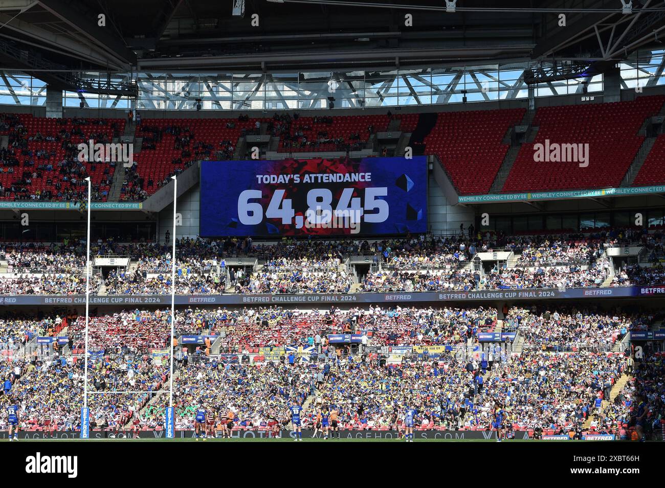London, England - 8th June 2024 - Official attendance. Rugby League ...