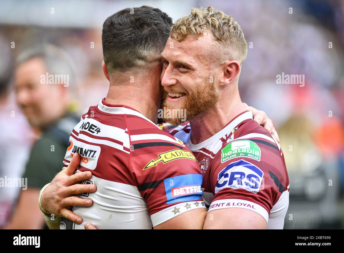 London, England - 8th June 2024 - Luke Thompson of Wigan Warriors ...