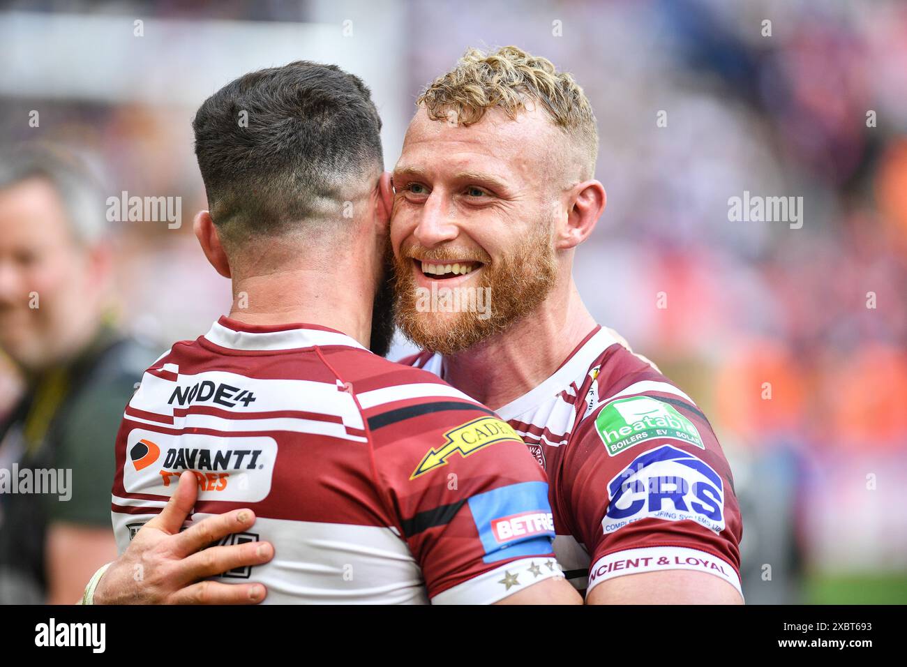 London, England - 8th June 2024 - Luke Thompson of Wigan Warriors ...