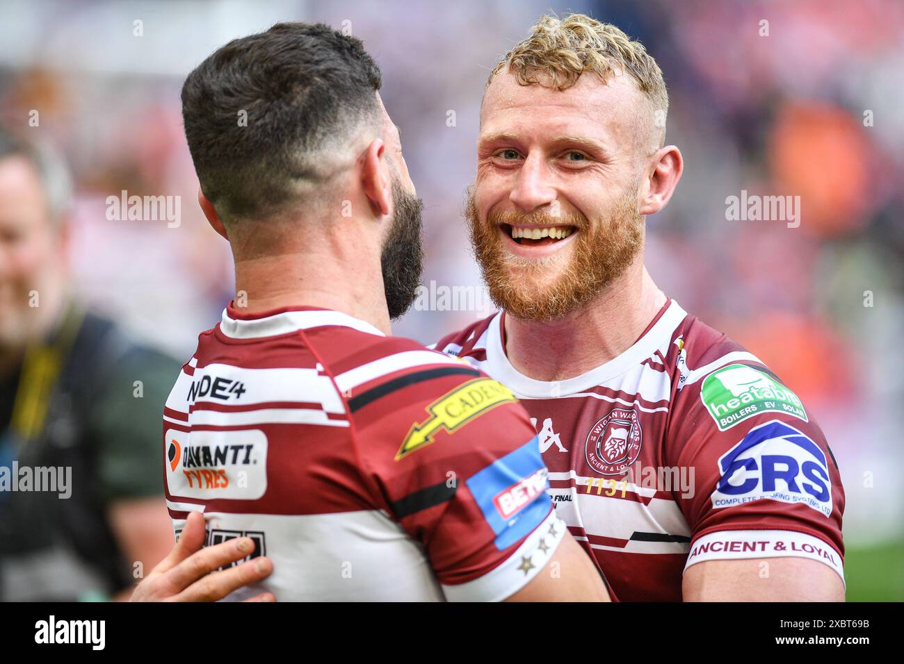 London, England - 8th June 2024 - Luke Thompson of Wigan Warriors ...