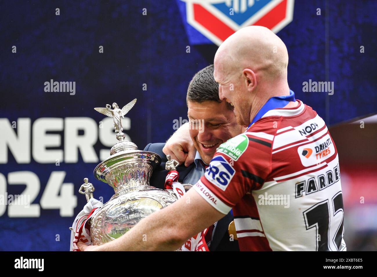 London, England - 8th June 2024 - Matt Peet Head Coach of Wigan ...