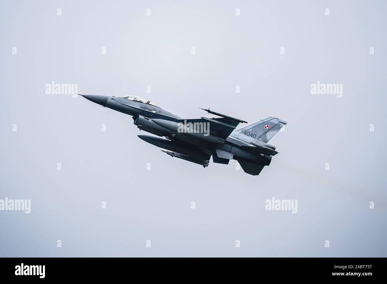 Jagel GER, Uebung Tiger Meet 2024 der NATO, 13.06.2024 F-16C Fighting ...