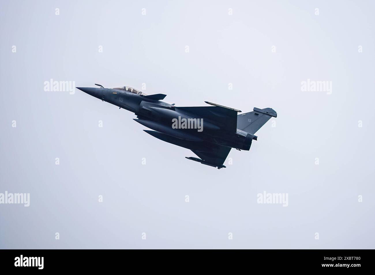 Jagel GER, Uebung Tiger Meet 2024 der NATO, 13.06.2024 Rafale M der ...