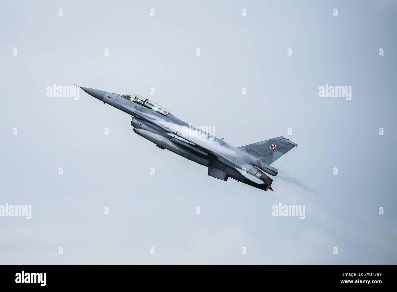 Jagel GER, Uebung Tiger Meet 2024 der NATO, 13.06.2024 F-16C Fighting ...