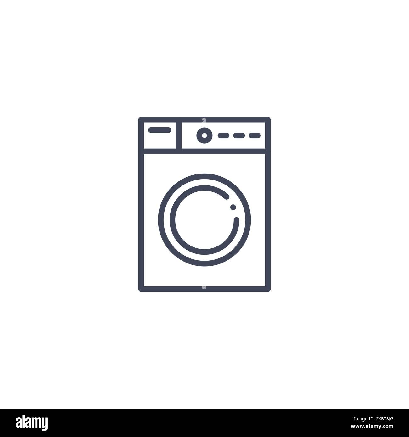 Front loading washing machine Cut Out Stock Images & Pictures - Alamy