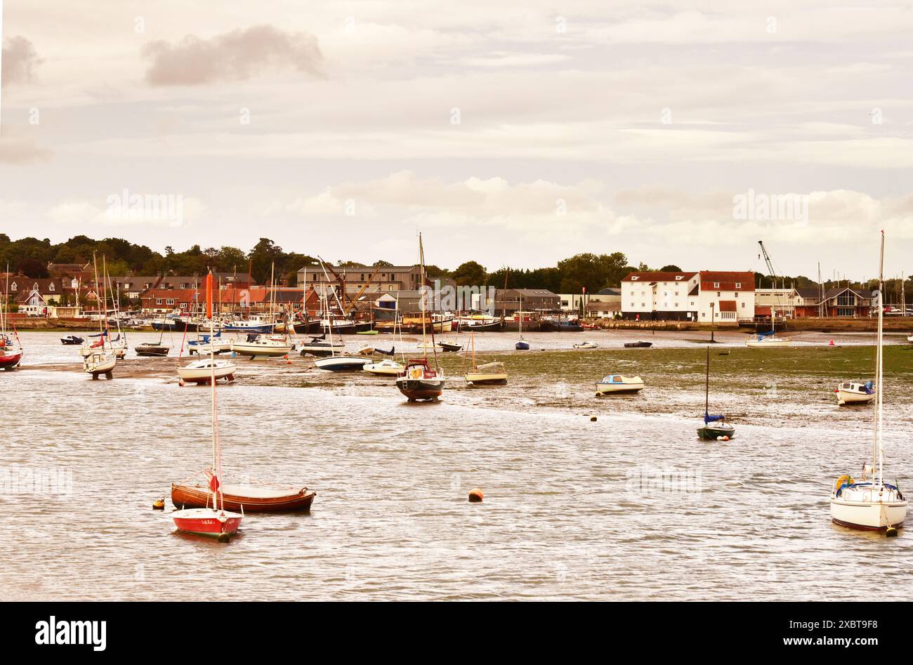 The Harbour and Boats at Woodbridge, Suffolk, England Stock Photo - Alamy